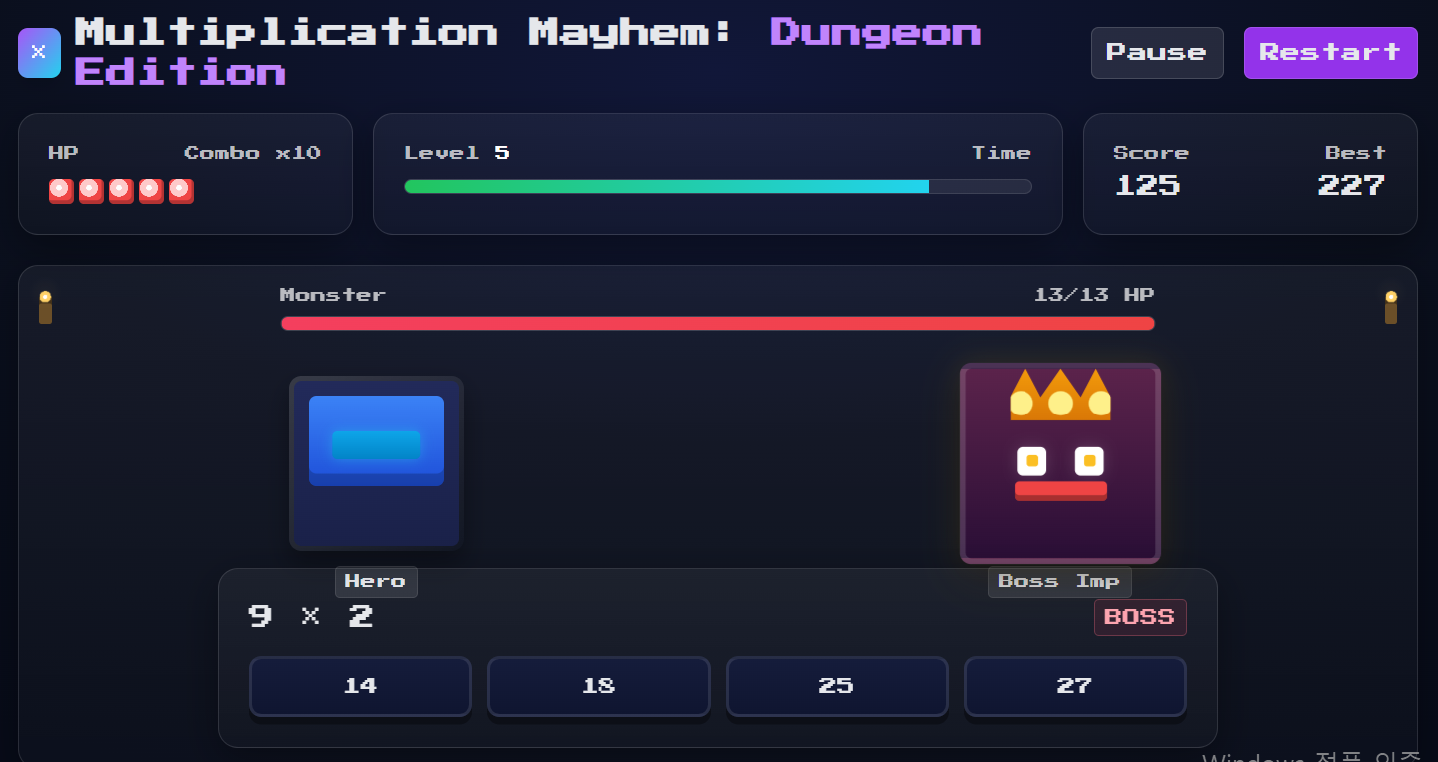7 Thrilling Math Multiplication Games in a Dungeon Adventure